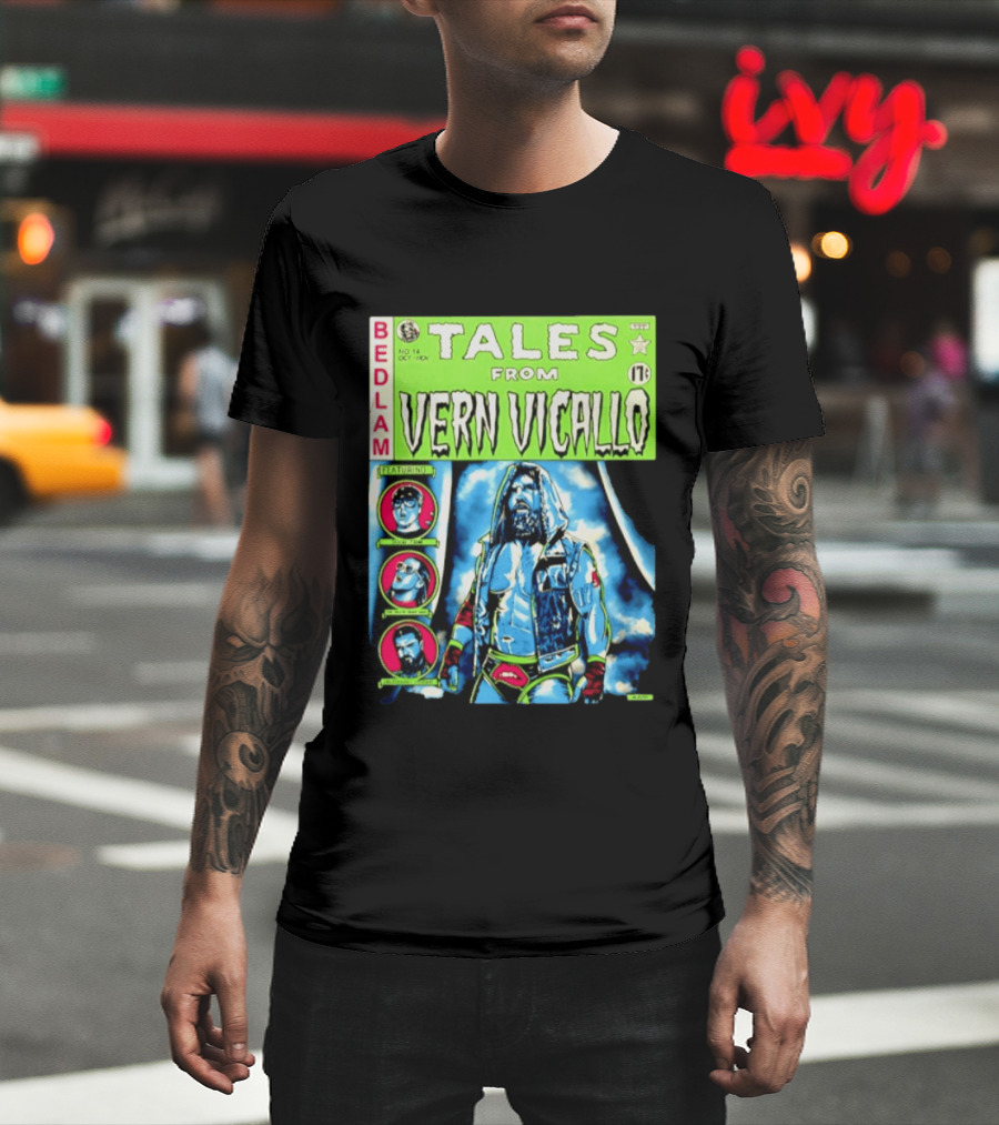Tales From Vern Vicallo Featuring Bedlam Comic No 14 T-Shirt
