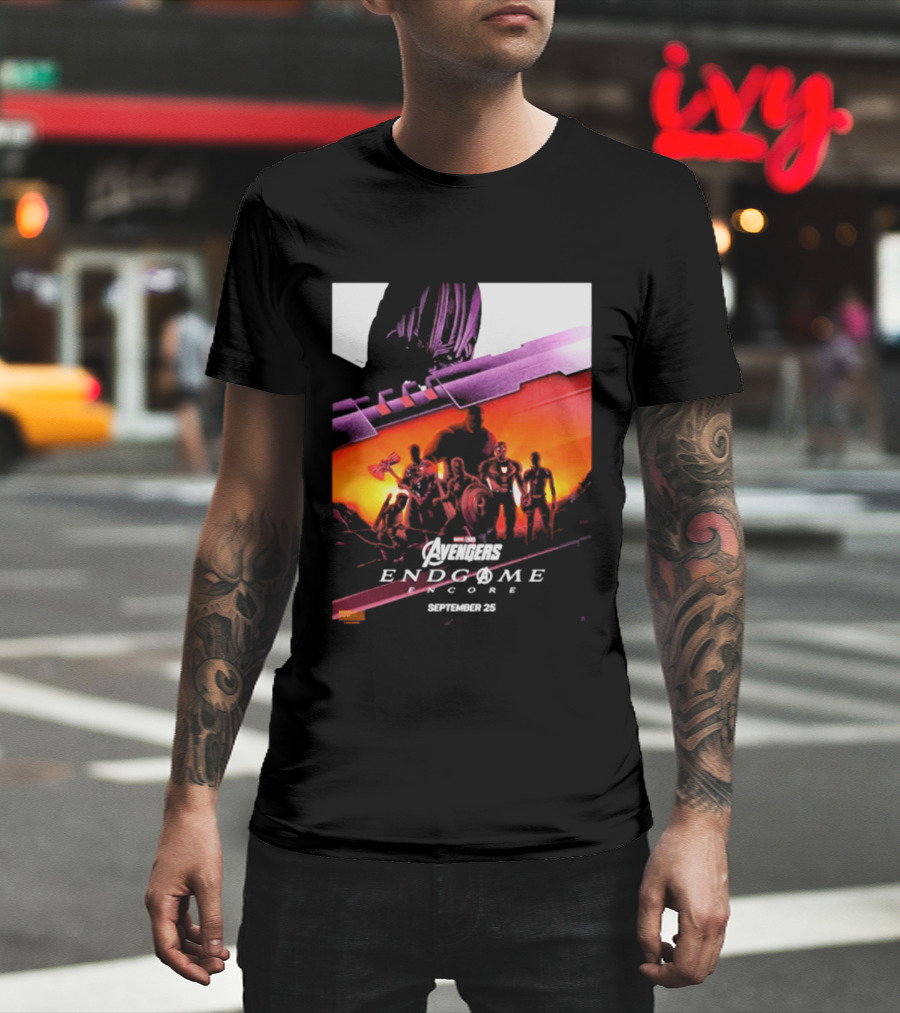 Avengers Endgame Encore Marvel Studios September 26 T-Shirt