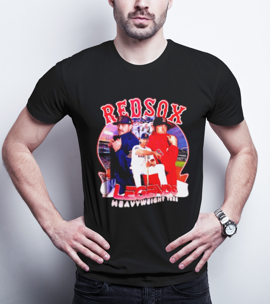 Boston Red Sox Legends Heavyweight Hits Abreu And Duran T-Shirt