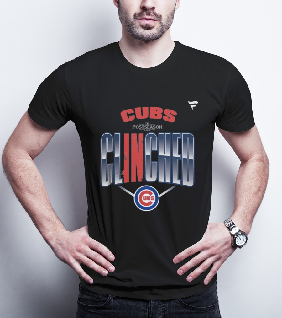 Chicago Cubs Postseason 2026 Clinched MLB T-Shirt
