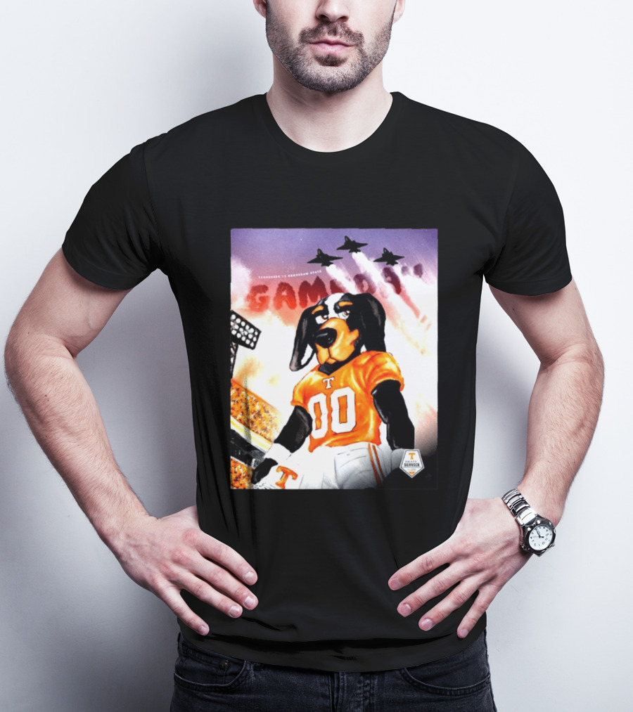 Tennessee Volunteers Smokey 00 Game Day Jets Flyover Stadium Lights T-Shirt
