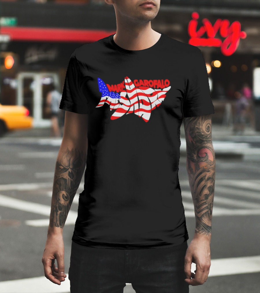 The American Muscle Shark USA Mark Garofalo Mark The Shark T-Shirt