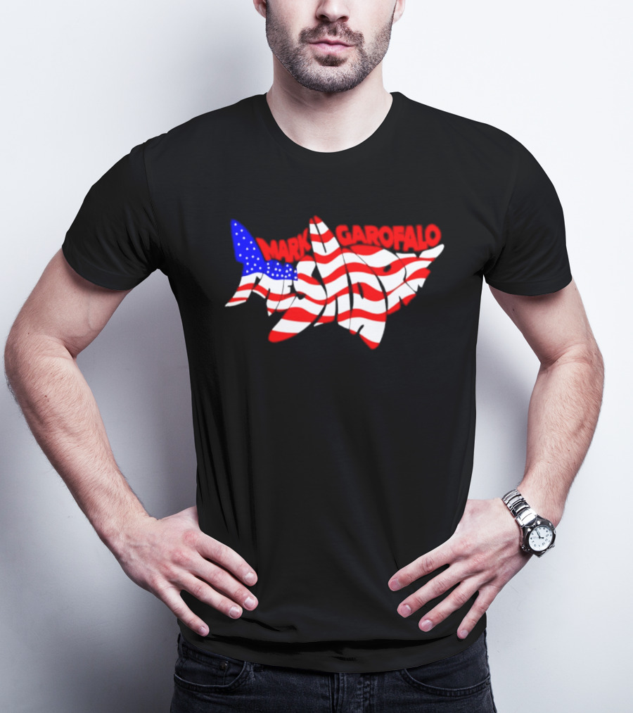 The American Muscle Shark USA Mark Garofalo Mark The Shark T-Shirt
