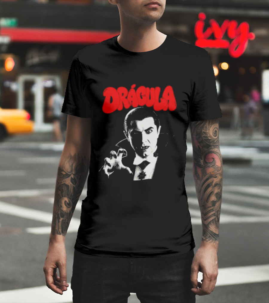 Tropical Death Dracula Bela Lugosi Vampire Horror T-Shirt