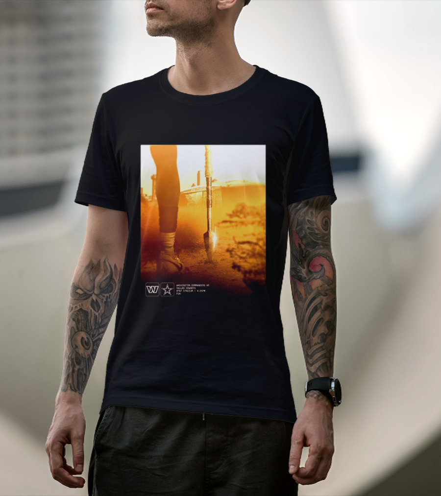 Washington Commanders At Dallas Cowboys AT&T Stadium September 21 2026 4:25 PM ET T-Shirt
