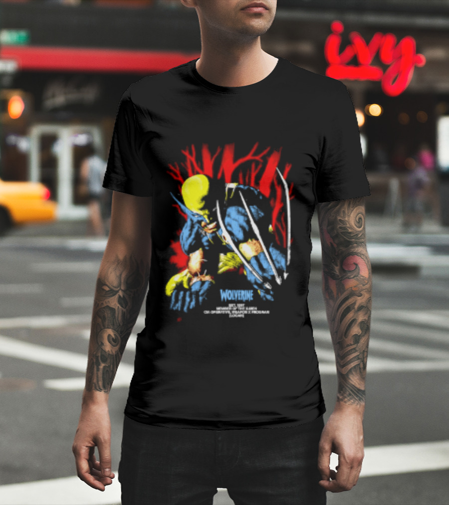 Wolverine Est 1997 Member Of X Men CIA Operative Weapon X Program Logan T-Shirt
