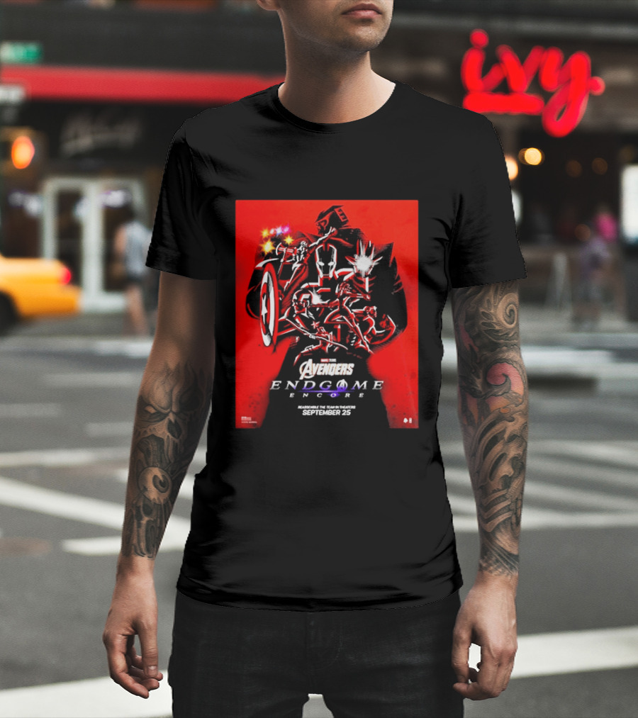 Avengers Endgame Encore 2026 Marvel Studios September 25 T-Shirt