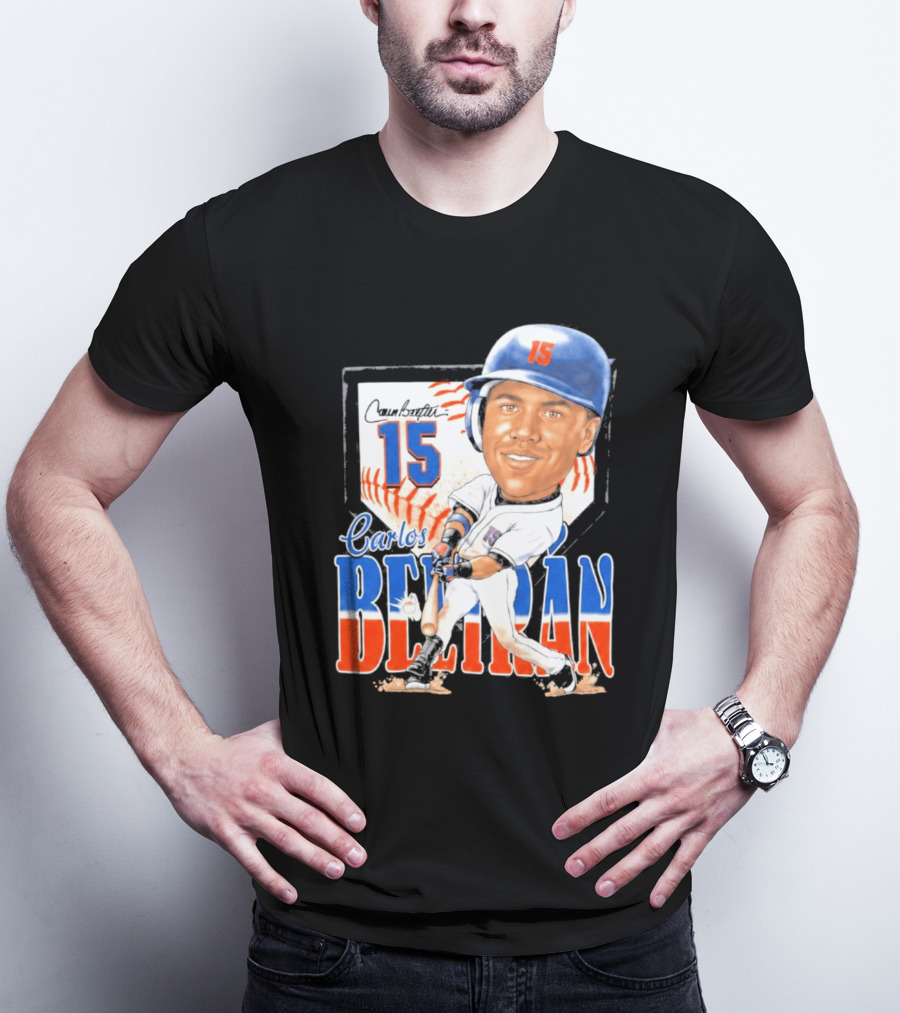 Carlos Beltran 15 NY Mets Baseball Art 2026 T-Shirt