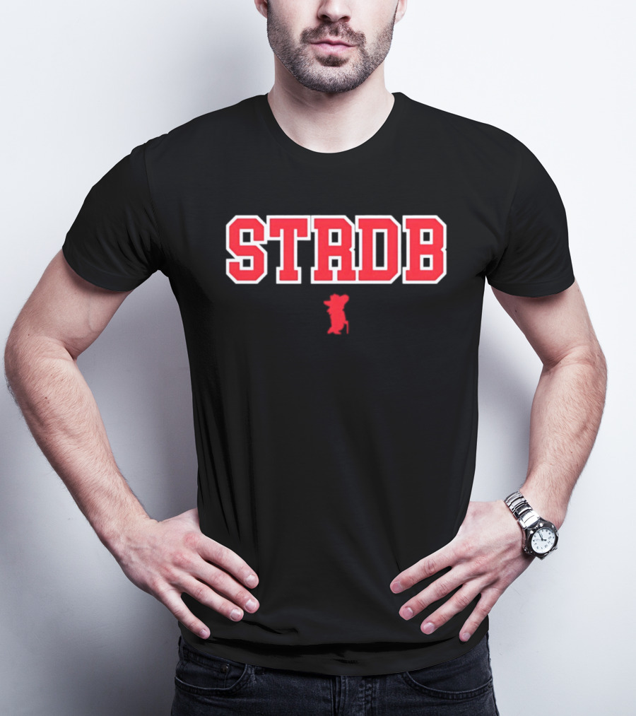 Ole Miss Rebels NCAA Football STRDB Retro Style Block Letters T-Shirt