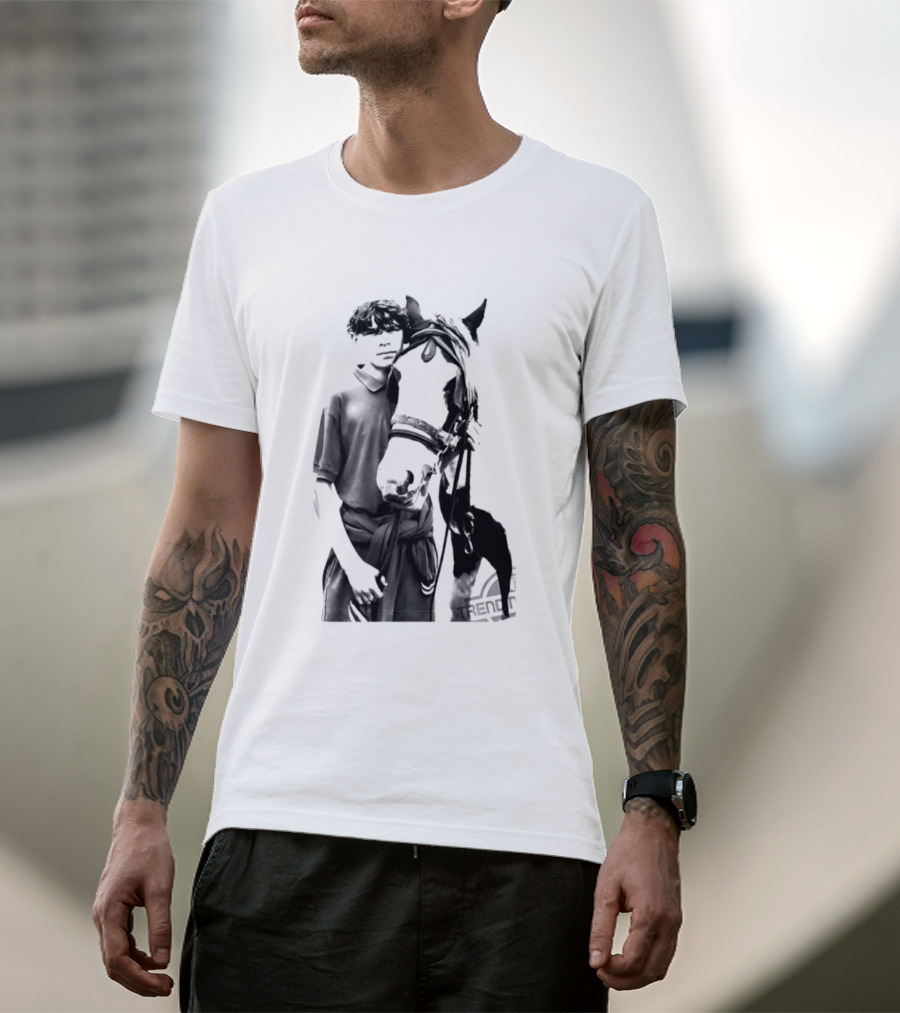 Aran Murphy Cillian Murphy Pony Kid Boy Horse T-Shirt