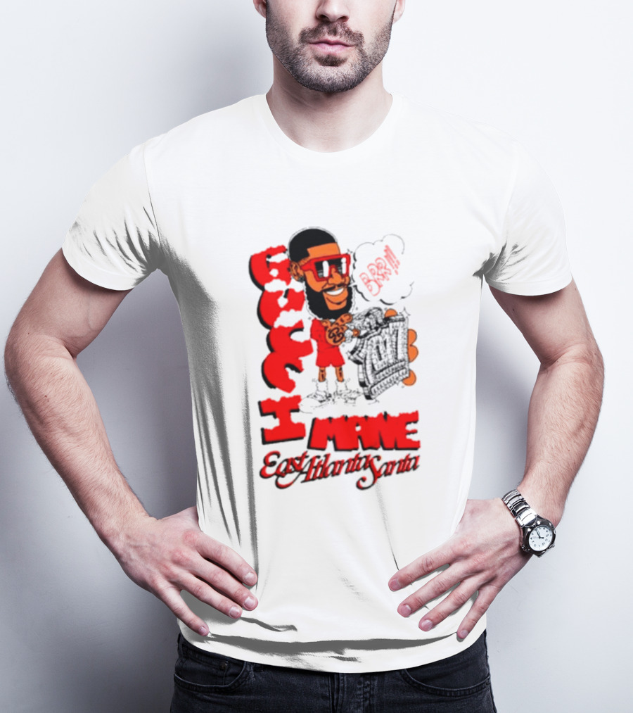 Gucci Mane Brr East Atlanta Santa Christmas T-Shirt