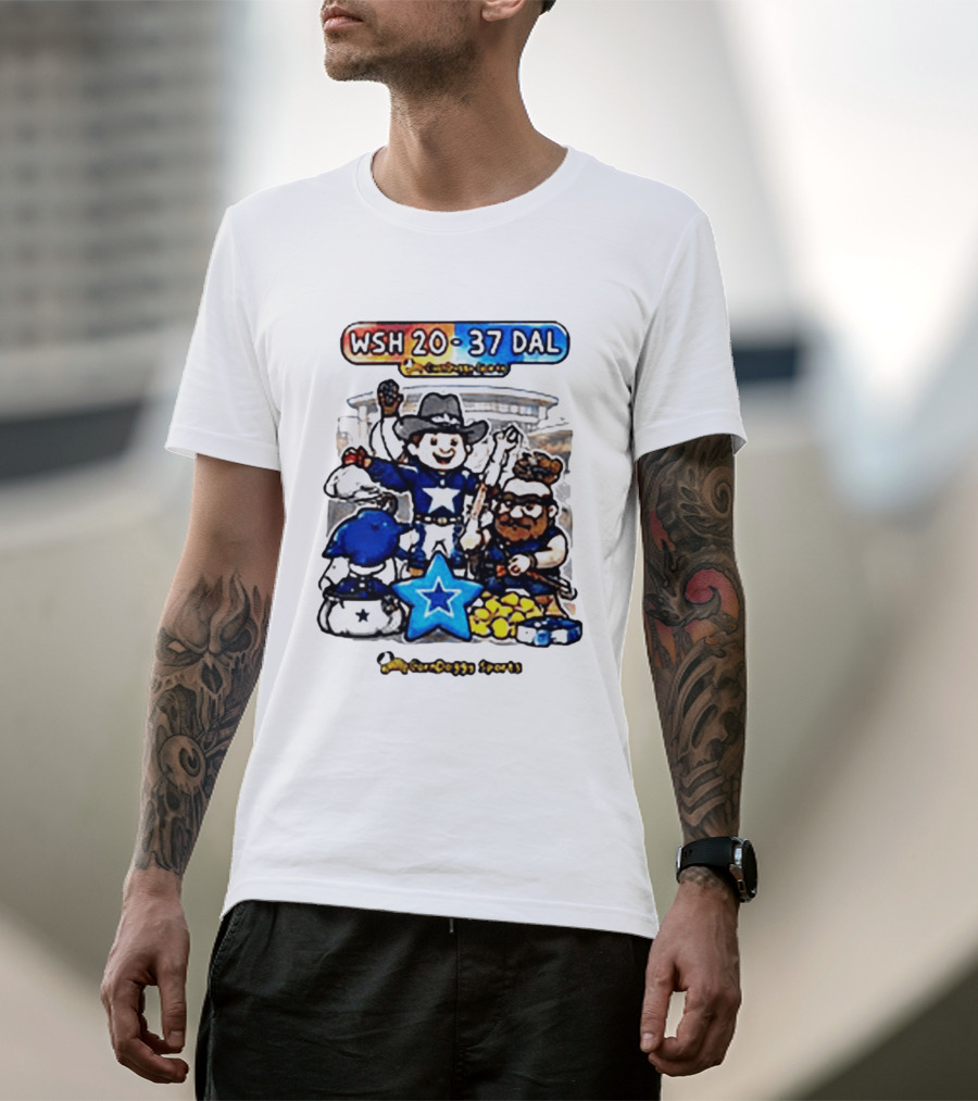 WSH 20 37 DAL Victory Celebration Cowboys Stadium T-Shirt