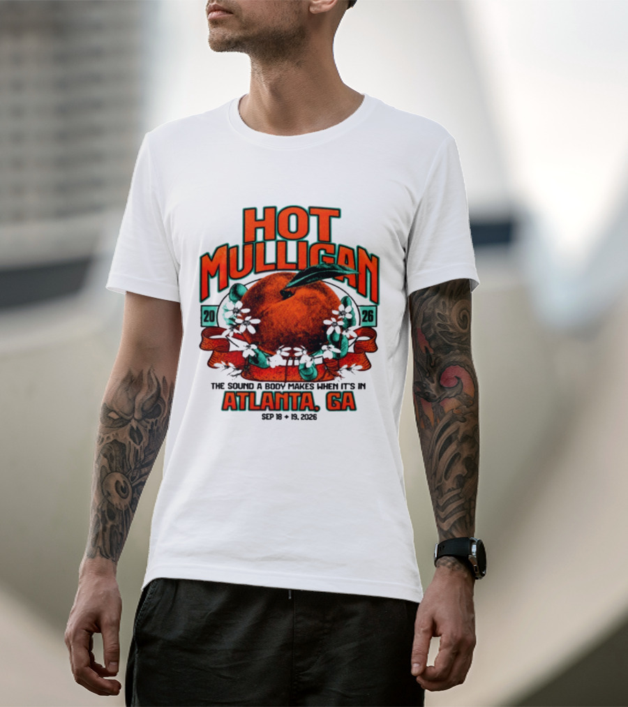 Hot Mulligan The Sound A Body Makes Atlanta GA 2026 T-Shirt