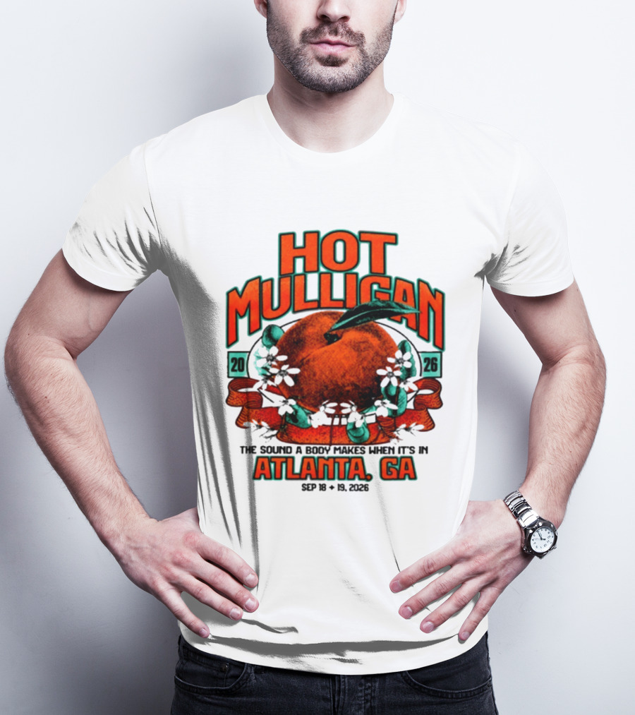 Hot Mulligan The Sound A Body Makes Atlanta GA 2026 T-Shirt