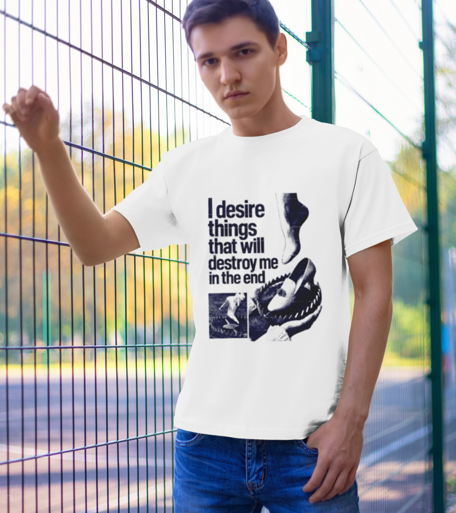 I Desire Things That Will Destroy Me In The End Alligator Ballet Pointe T-Shirt