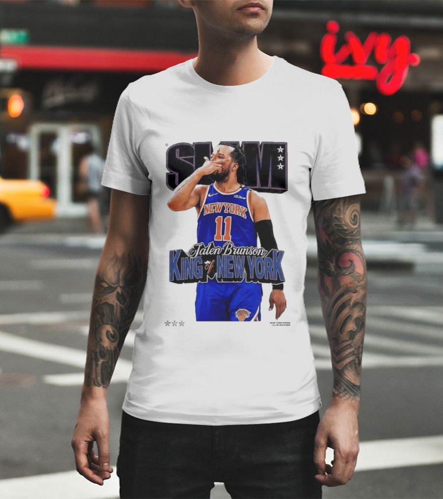 SLAM Magazine Jalen Brunson King Of New York Basketball 11 T-Shirt