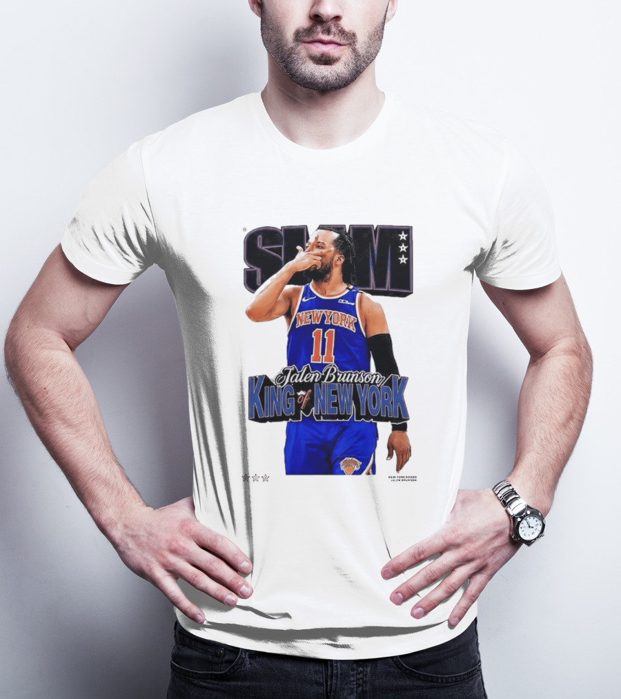 SLAM Magazine Jalen Brunson King Of New York Basketball 11 T-Shirt