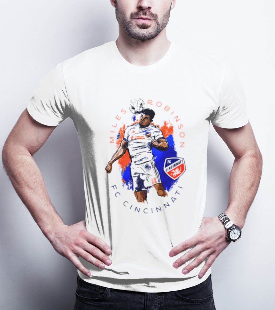Miles Robinson FC Cincinnati Player Make Your Mark T-Shirt