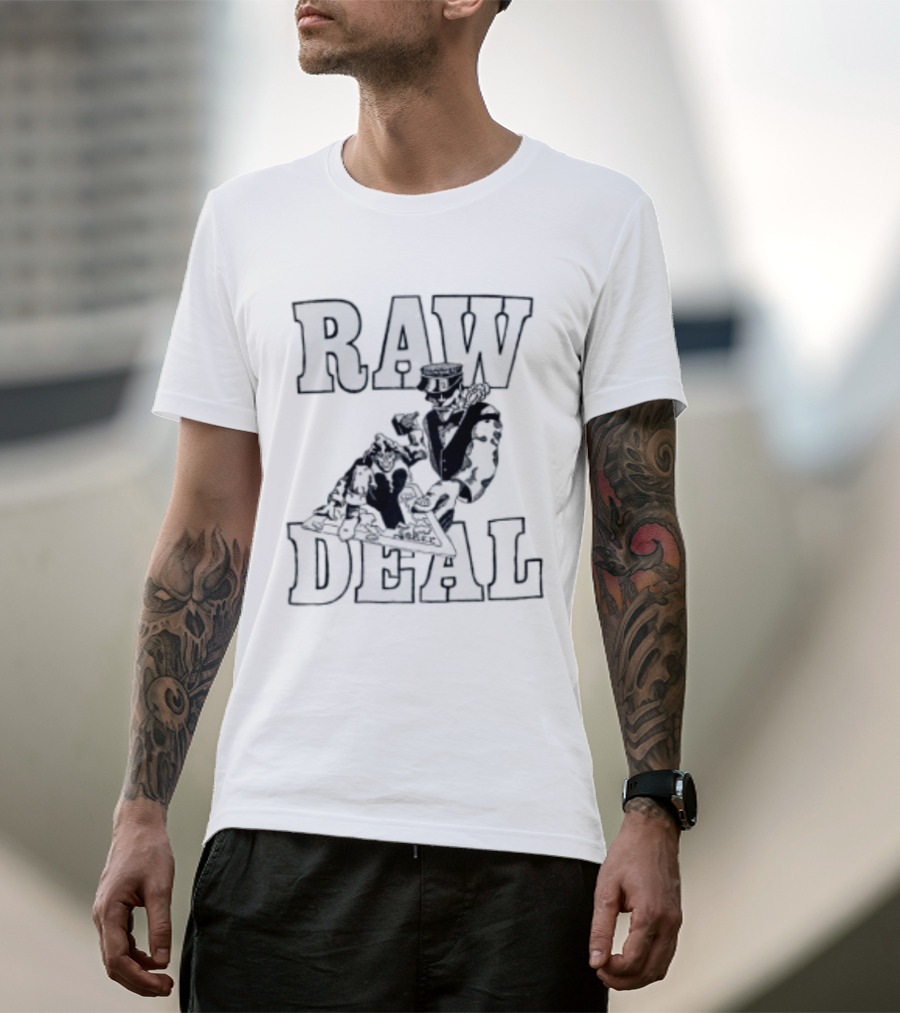 Raw Deal Joker Playing Card Jester T-Shirt