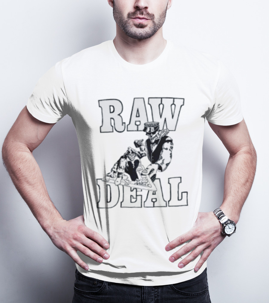 Raw Deal Joker Playing Card Jester T-Shirt