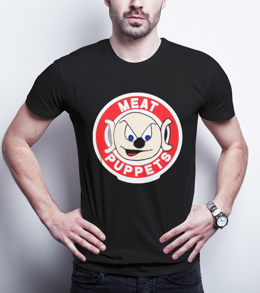Meat Puppets Alternative Rock Merchandise Iconic Cartoon T-Shirt