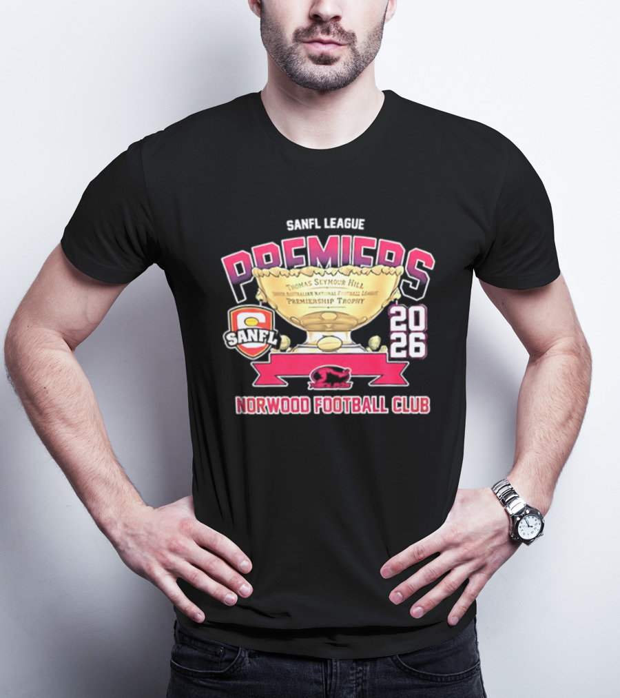 SANFL League Premiers 2026 Norwood Football Club Trophy T-Shirt