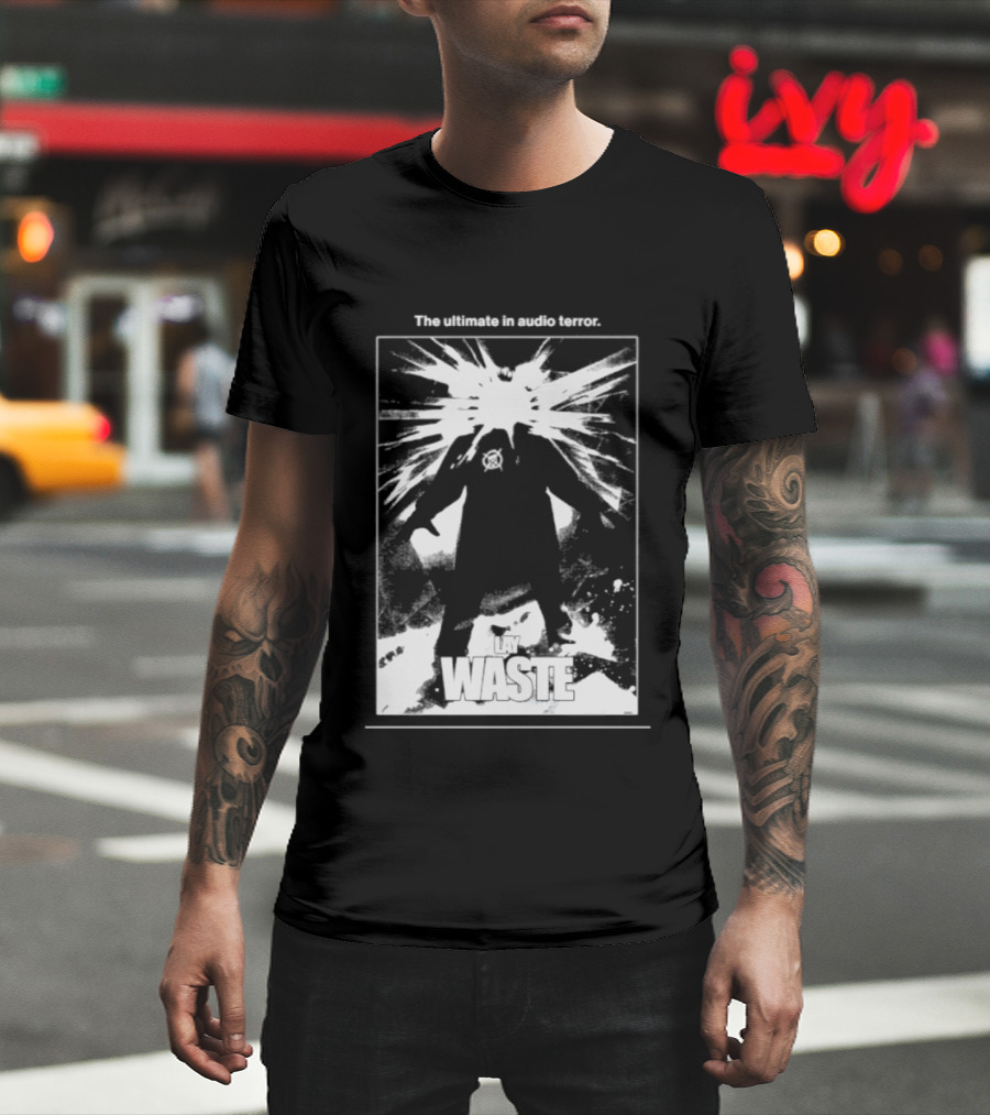The Ultimate In Audio Terror Lay Waste Explosion Scene T-Shirt
