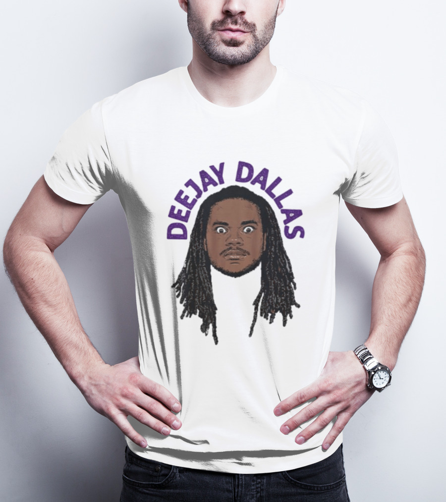 DeeJay Dallas Headshot Illustration Minnesota Football T-Shirt