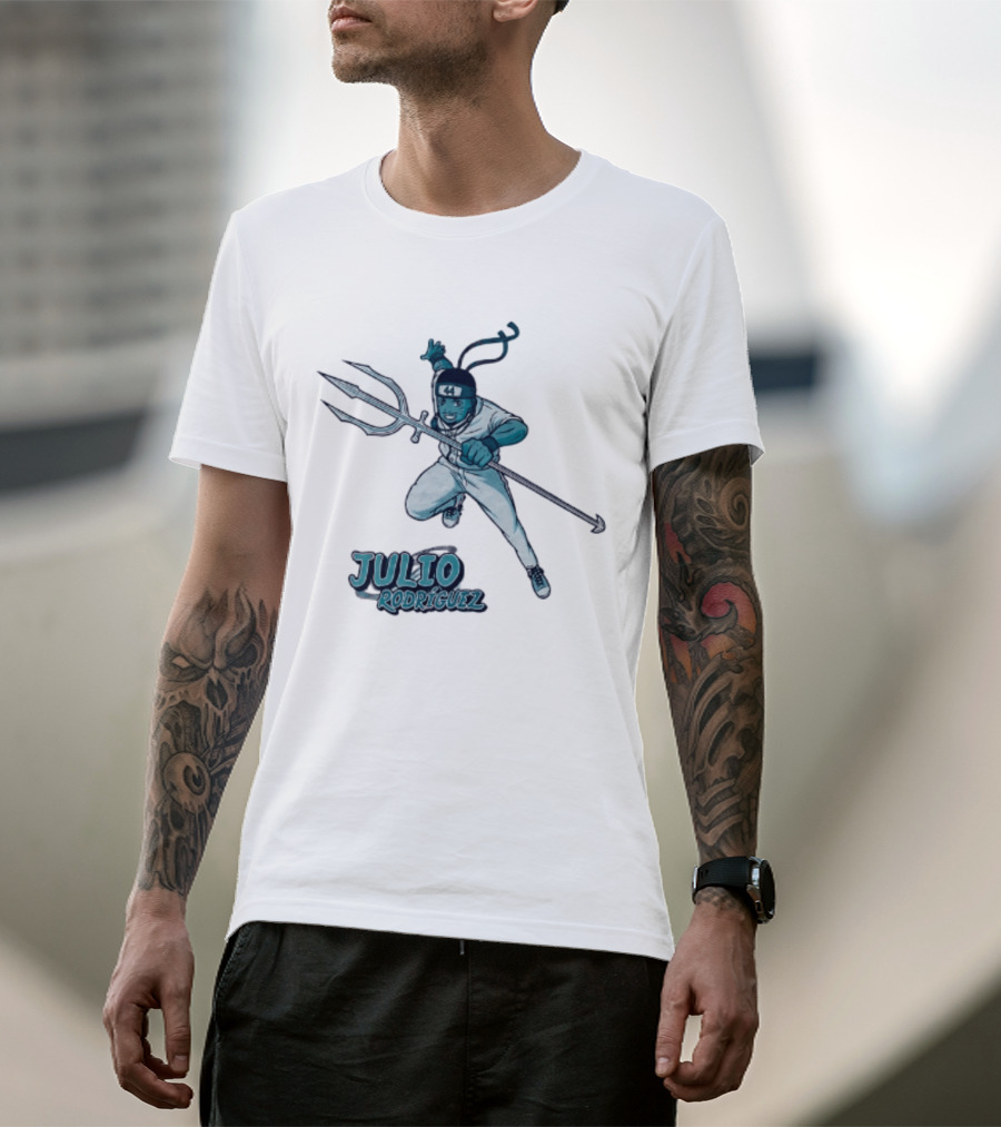 Seattle Mariners Julio Rodríguez Anime Ninja T-Shirt