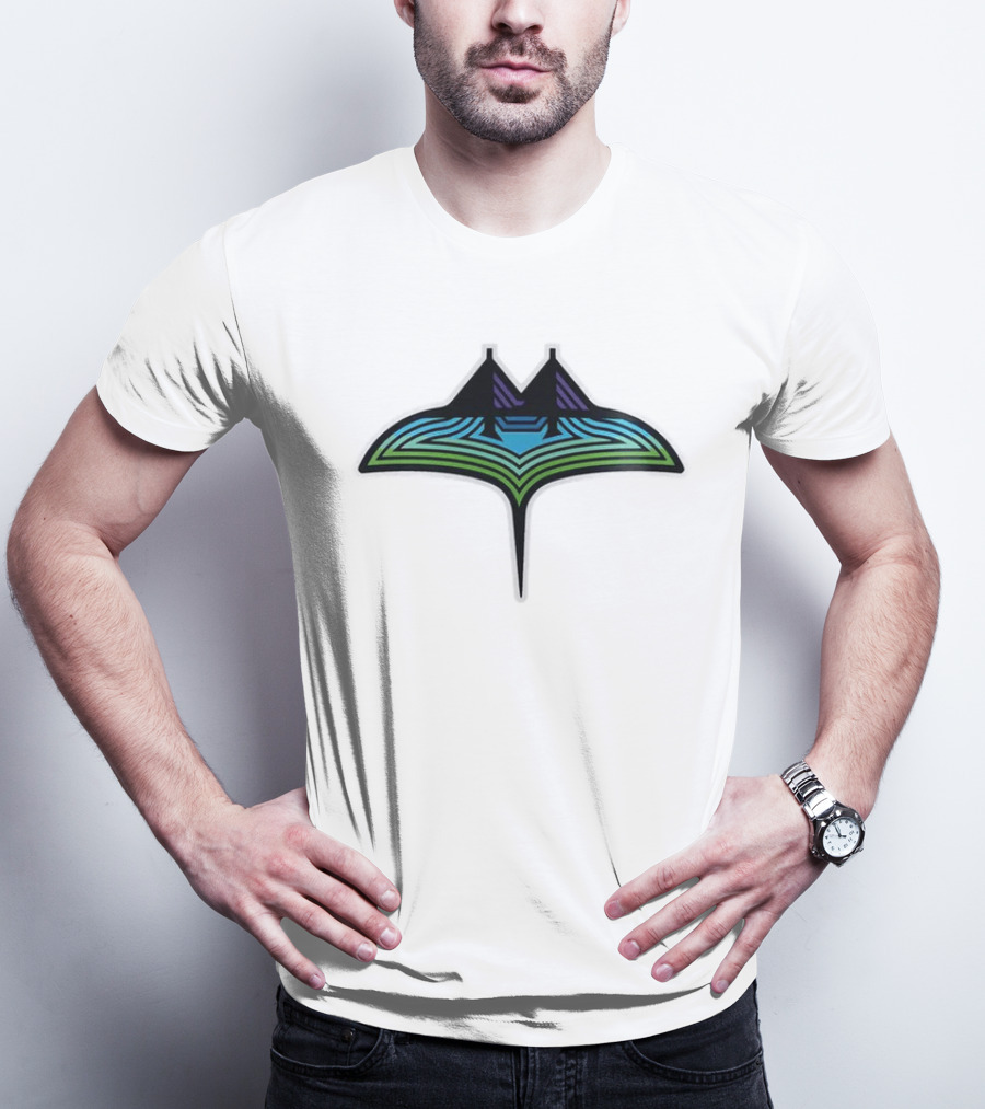 Tampa Bay Rays 2026 MLB Road Uniform Custom Gray Baseball Jersey Manta Ray T-Shirt