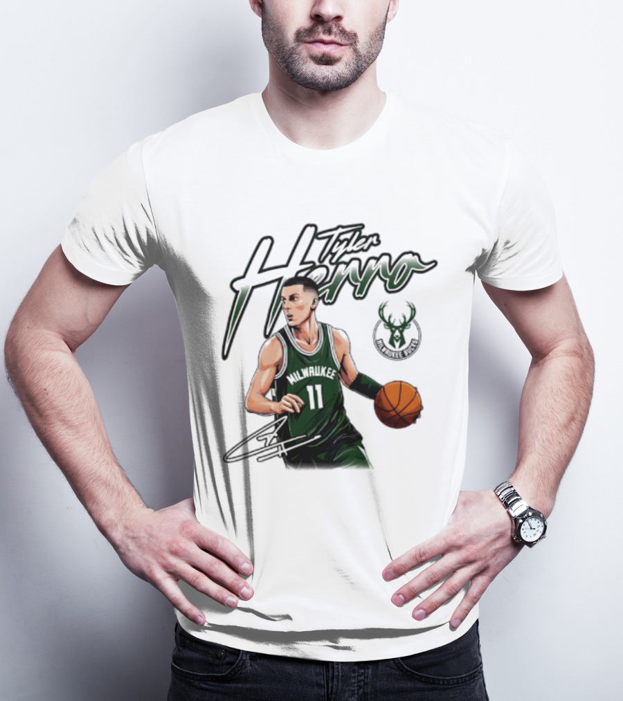 Tyler Herro Milwaukee Bucks Number 11 Basketball Player T-Shirt