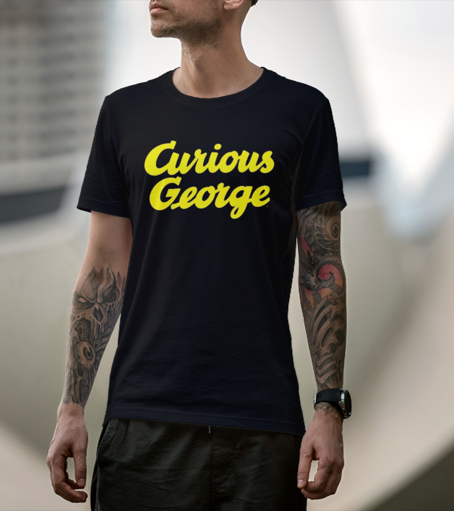 Curious George Monkey Children's Book PBS Series Official Merchandise T-Shirt