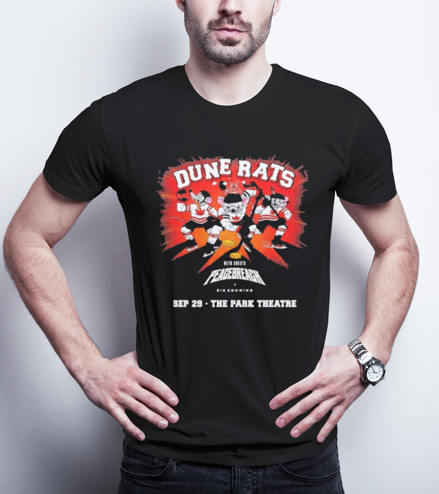 Dune Rats Winnipeg Manitoba The Park Theatre Sep 29 Big Krowdux Canadian Hockey T-Shirt