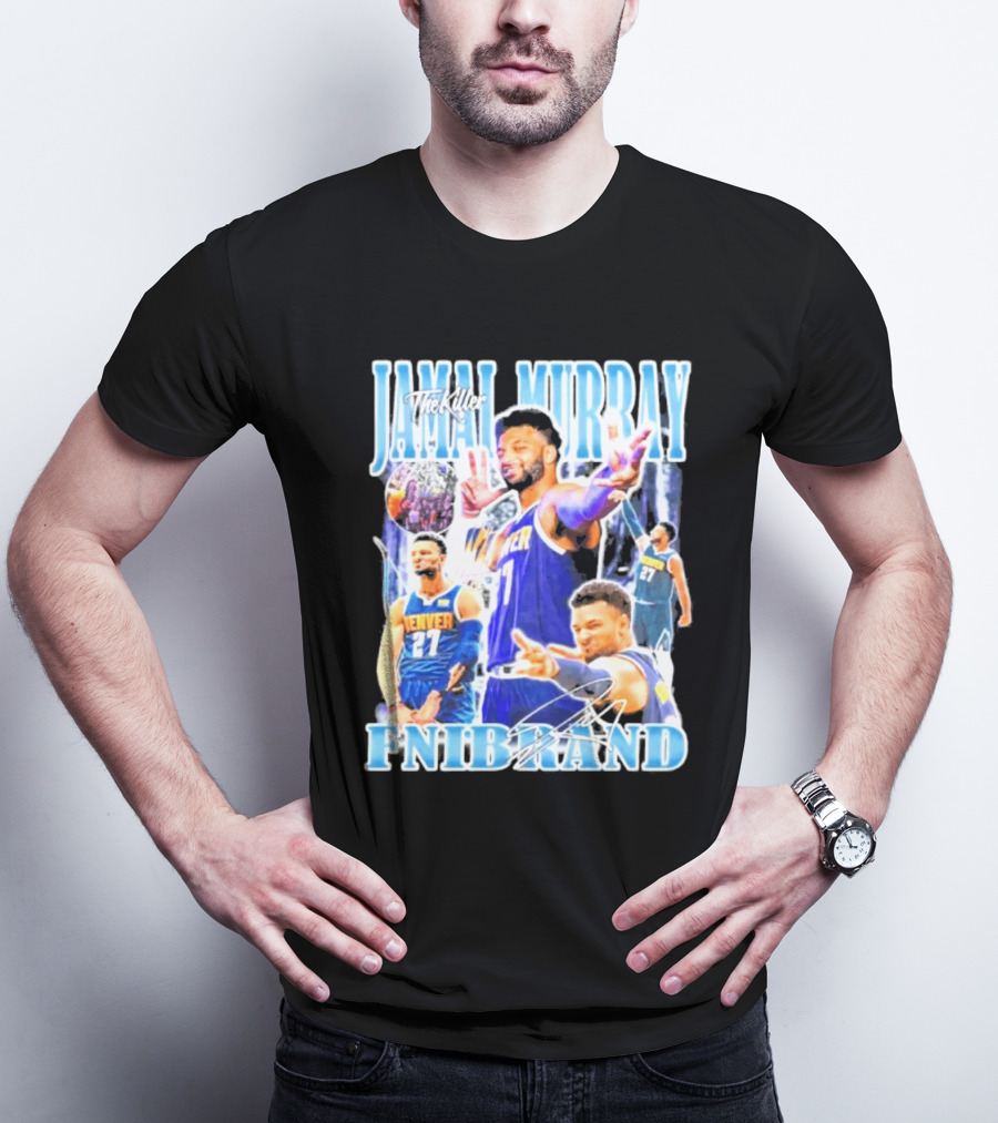 Jamal Murray The Killer Denver Nuggets FNIBRAND Basketball T-Shirt