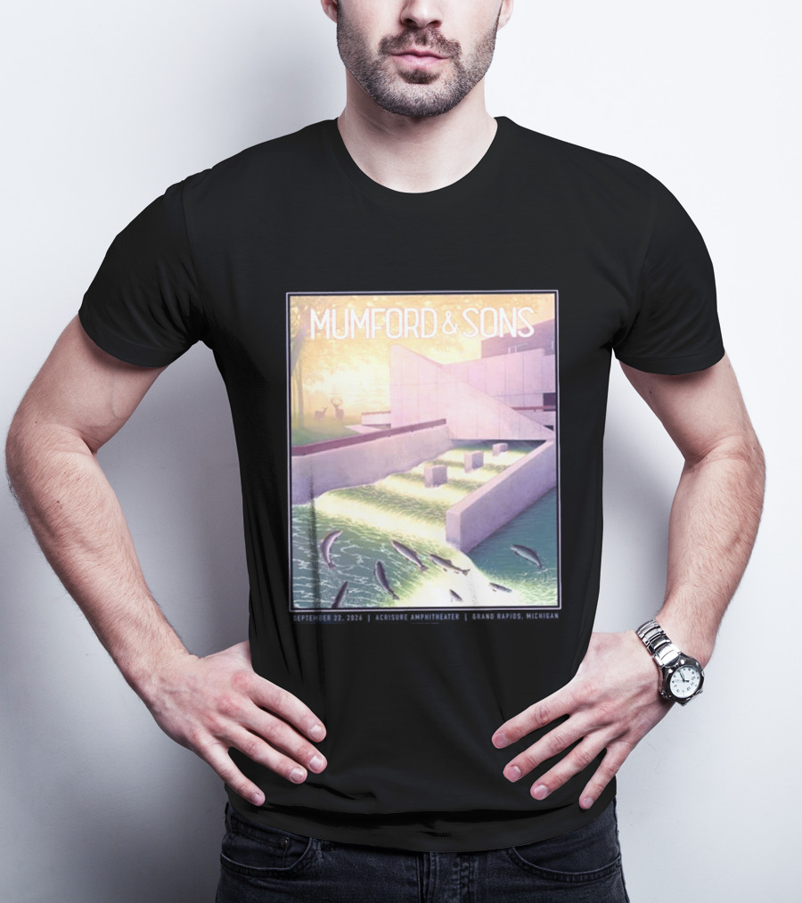 Mumford And Sons September 22 2026 Grand Rapids Acrisure Amphitheater Event T-Shirt