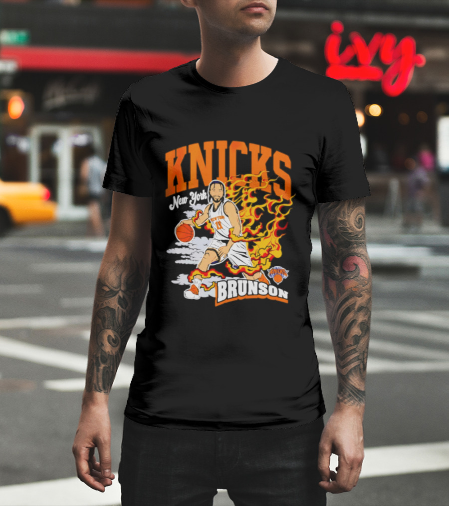 Knicks Jalen Brunson Fired Up New York Knicks T-Shirt