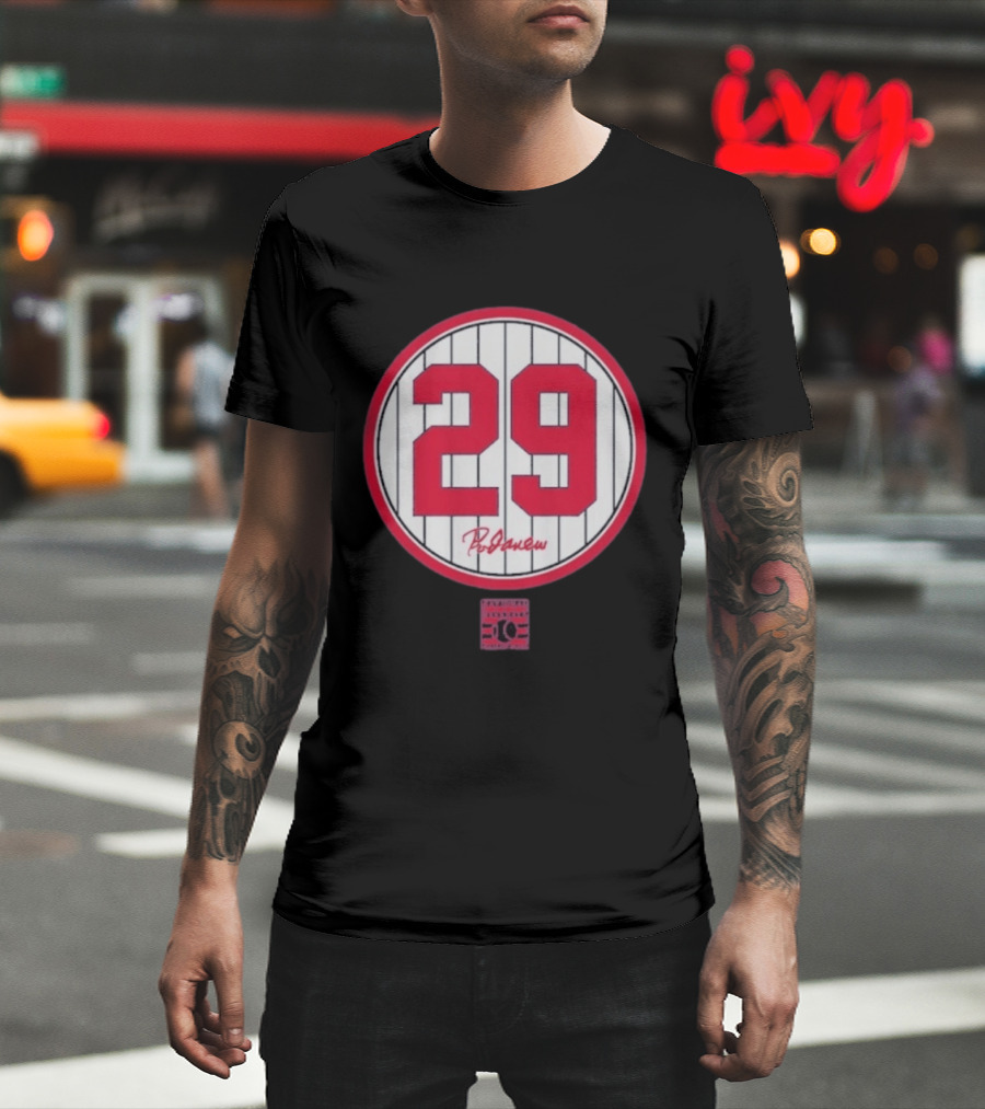 Rod Carew 29 Baseball Hall Of Fame Signature Number T-Shirt