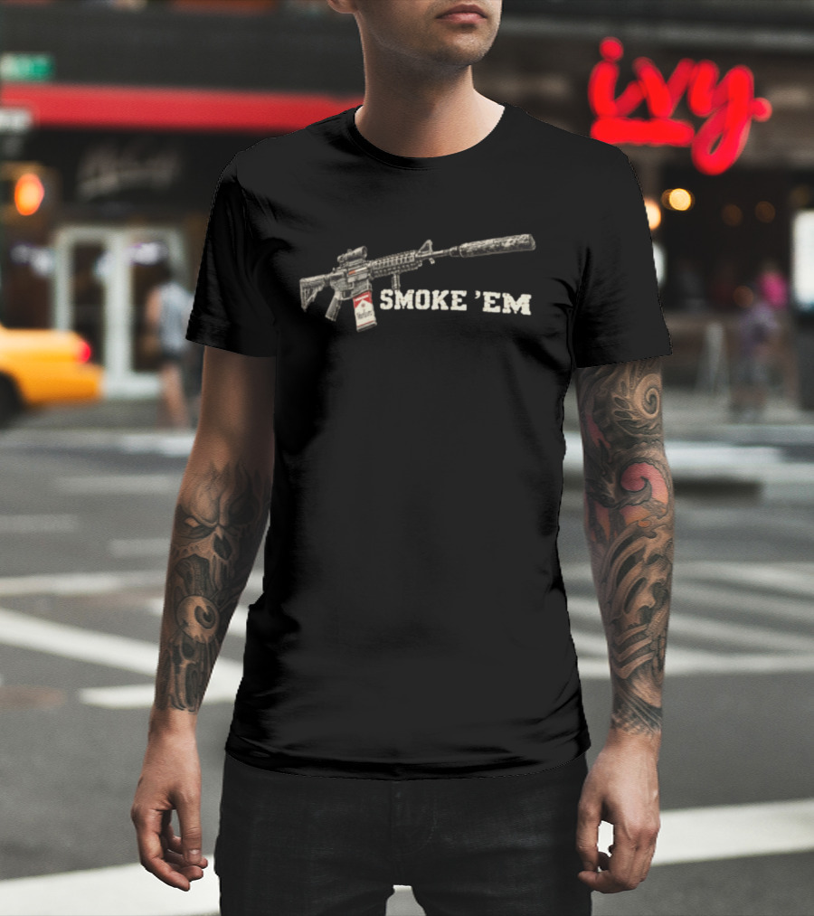 Marlboro Smoke 'em Rifle Pack T-Shirt