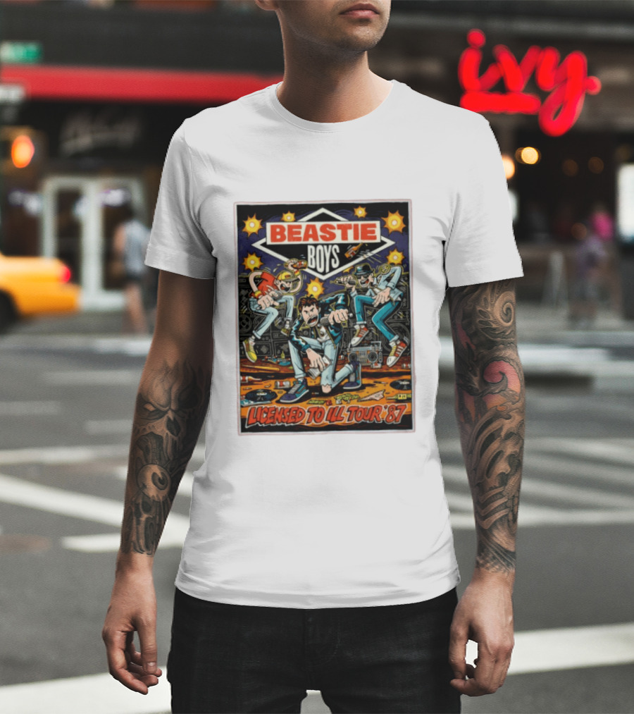 Beastie Boys Licensed To Ill Tour ’87 T-Shirt