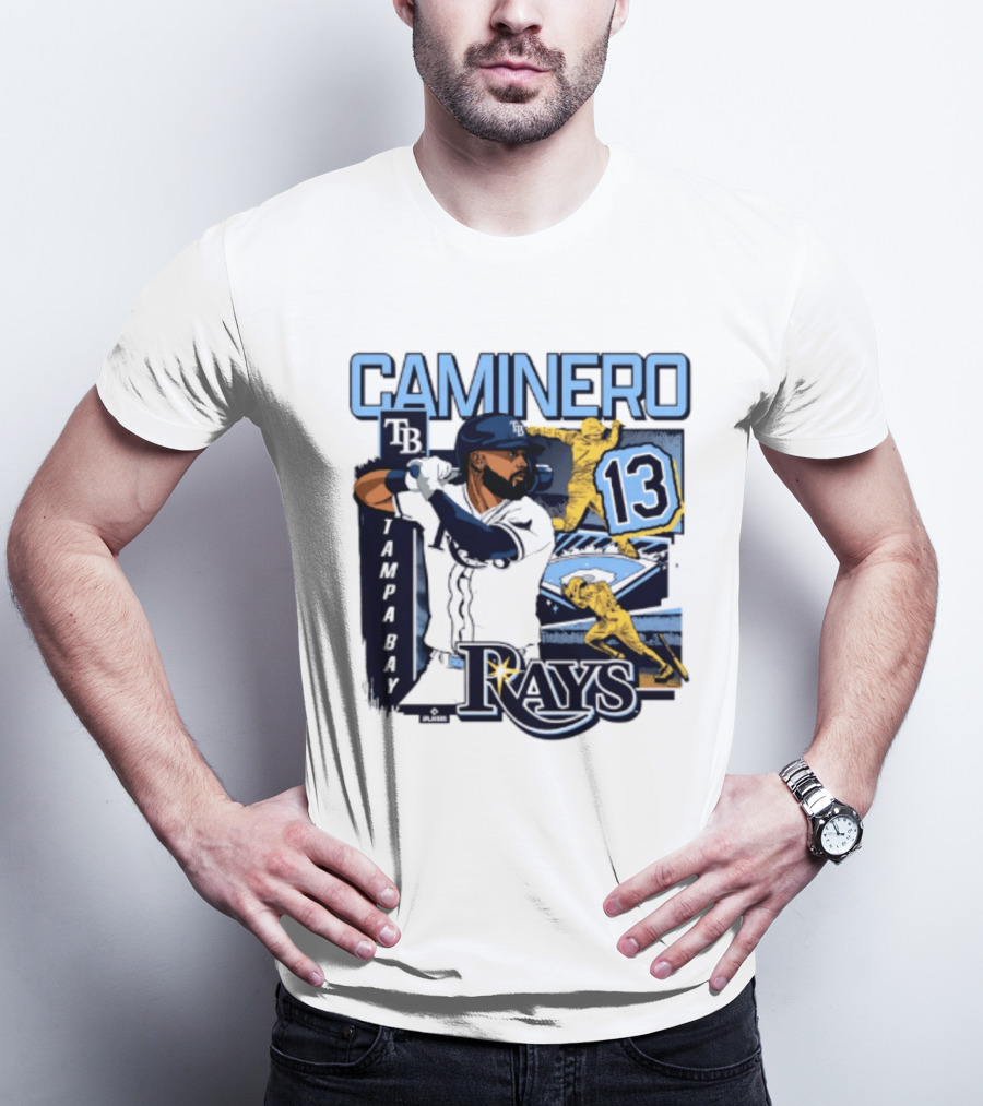 Caminero Tampa Bay Rays 13 Baseball Player T-Shirt