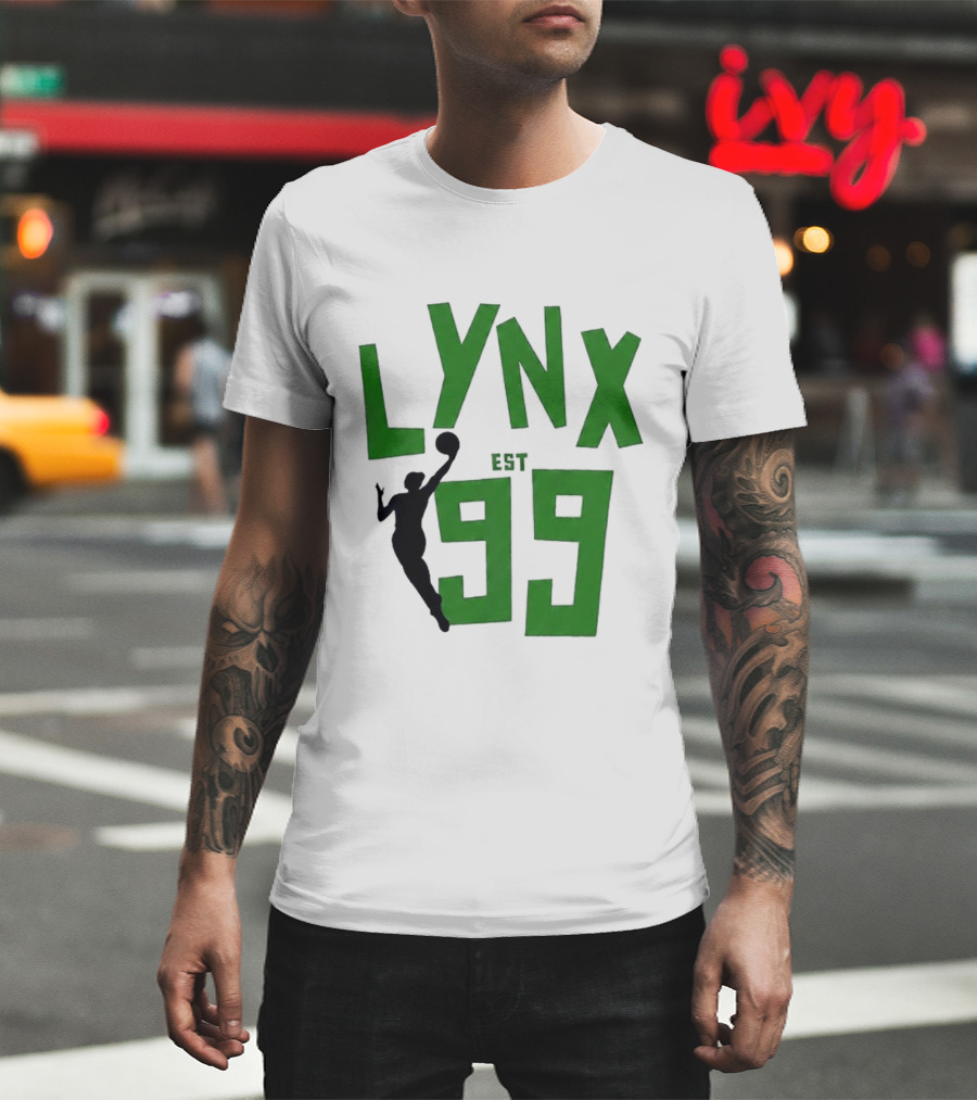 Lynx EST 99 Green Basketball T-Shirt