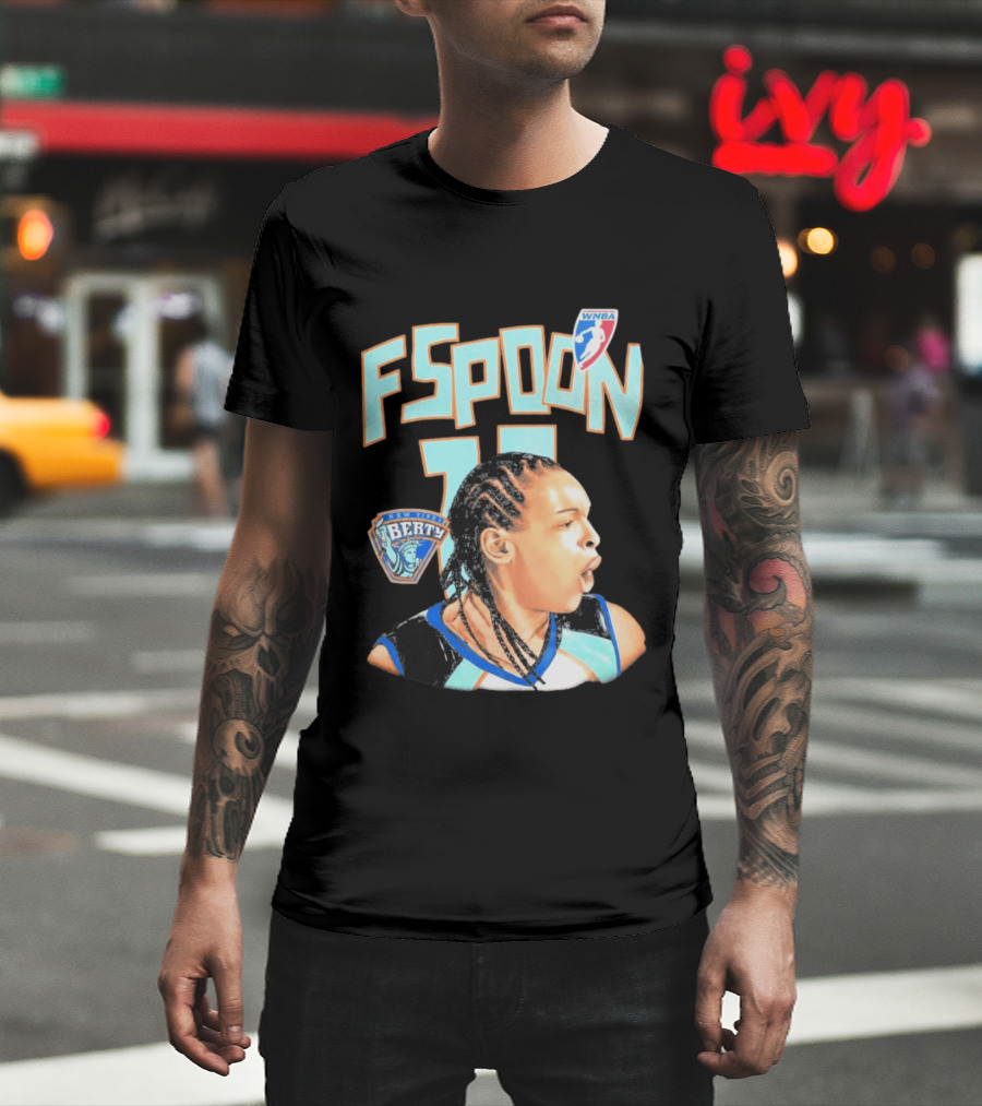 WNBA New York Liberty F Spoon 11 Iconic Player T-Shirt