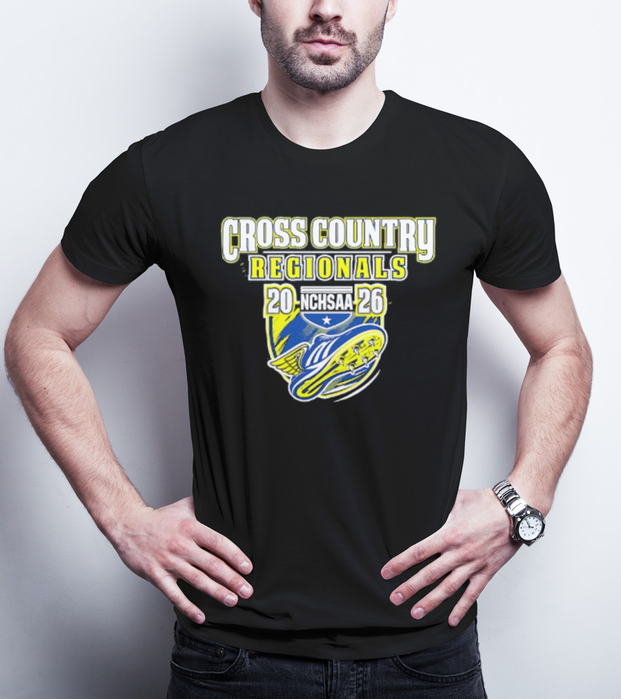 Cross Country Regionals 2026 North Carolina Running Event Crest T-Shirt