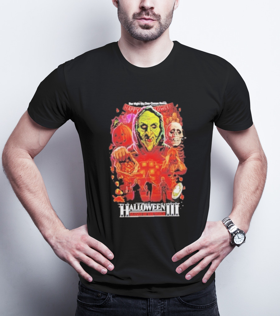 Halloween III Season Of The Witchcraft Happy Halloween Jack O' Lantern Skeleton Pumpkin T-Shirt