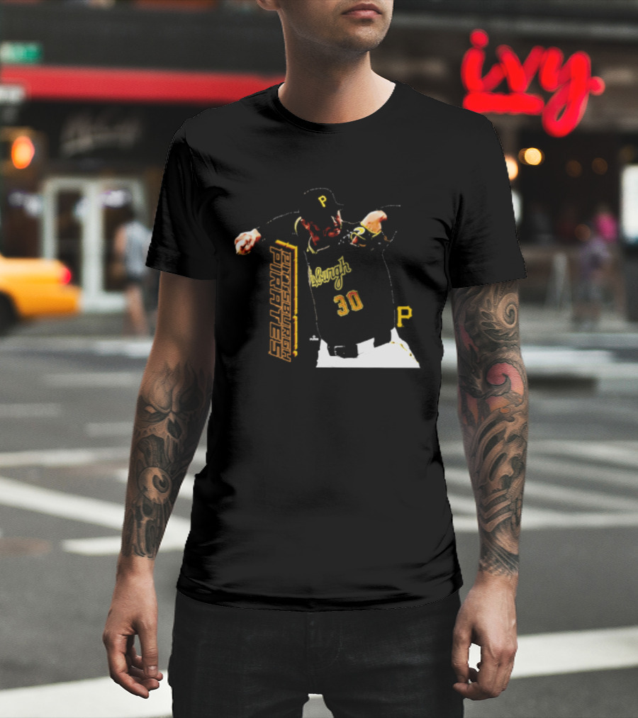 Paul Skenes Pittsburgh Pirates 30 MLB Pitcher Swing T-Shirt