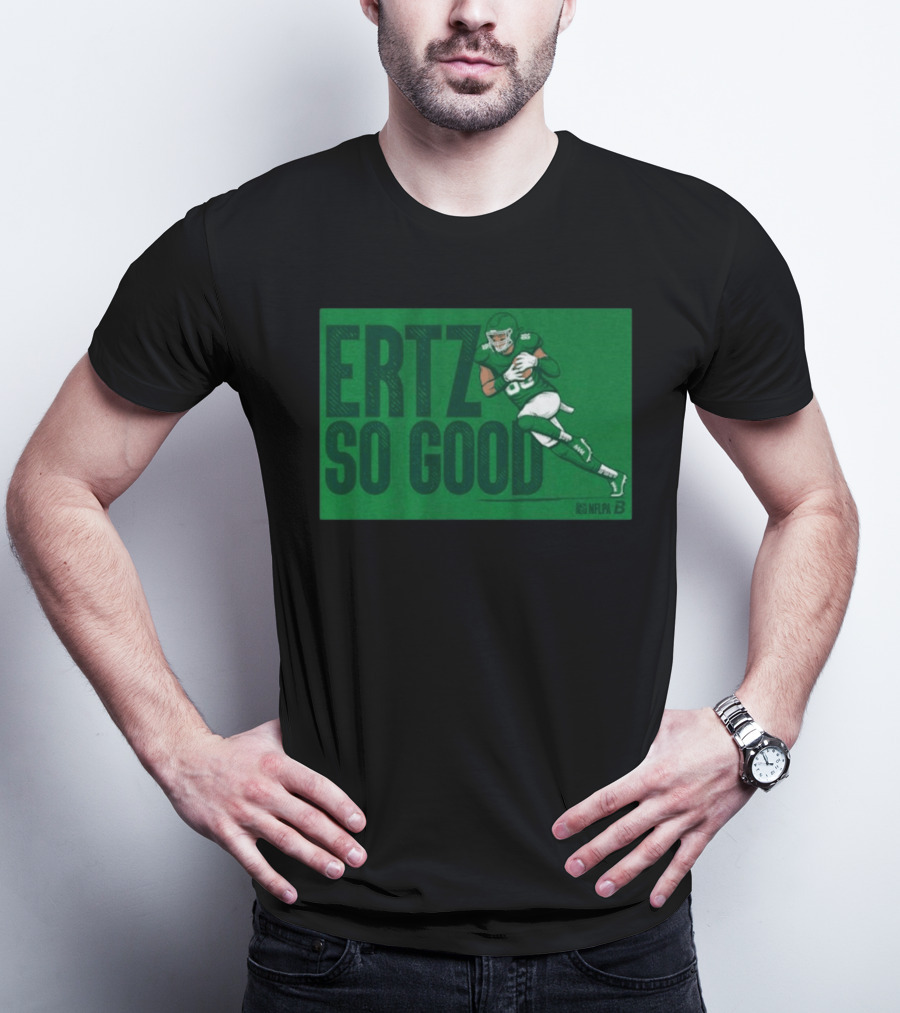 Ertz So Good NFLPA Football Philadelphia Green 86 T-Shirt