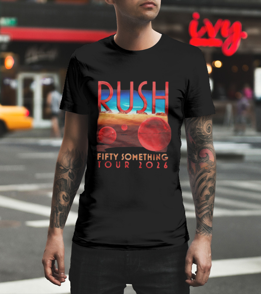 Rush Fifty Something Tour 2026 Spheres T-Shirt