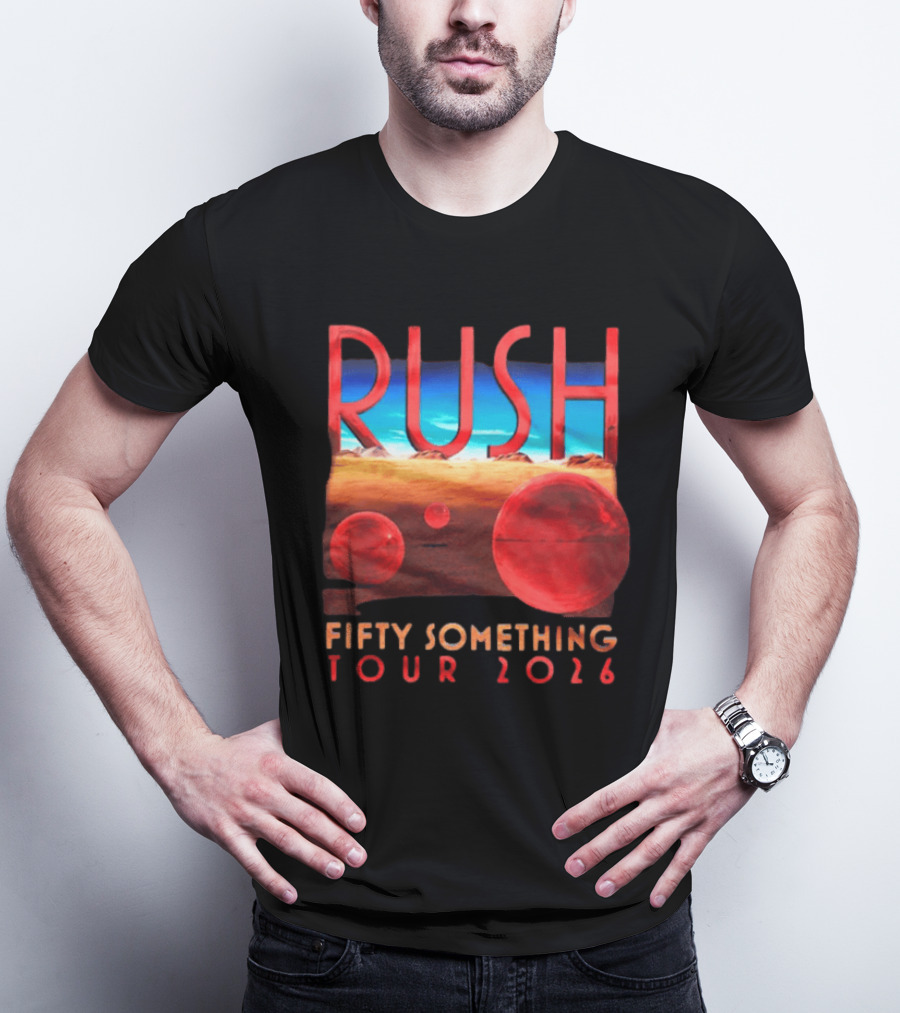 Rush Fifty Something Tour 2026 Spheres T-Shirt