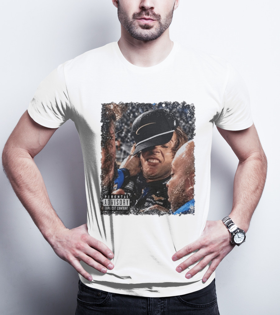 Parental Advisory Explicit Content Ryan Blaney Vs Carson Hocevar T-Shirt