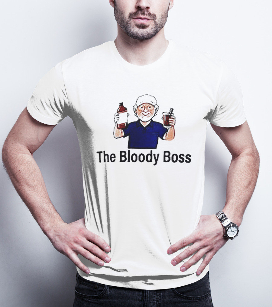 The Bloody Boss Cocktail Drinking Beverage Humor T-Shirt